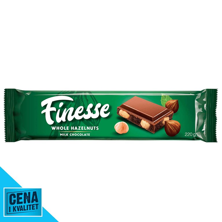 Finesse čokolada celi lešnik 220g