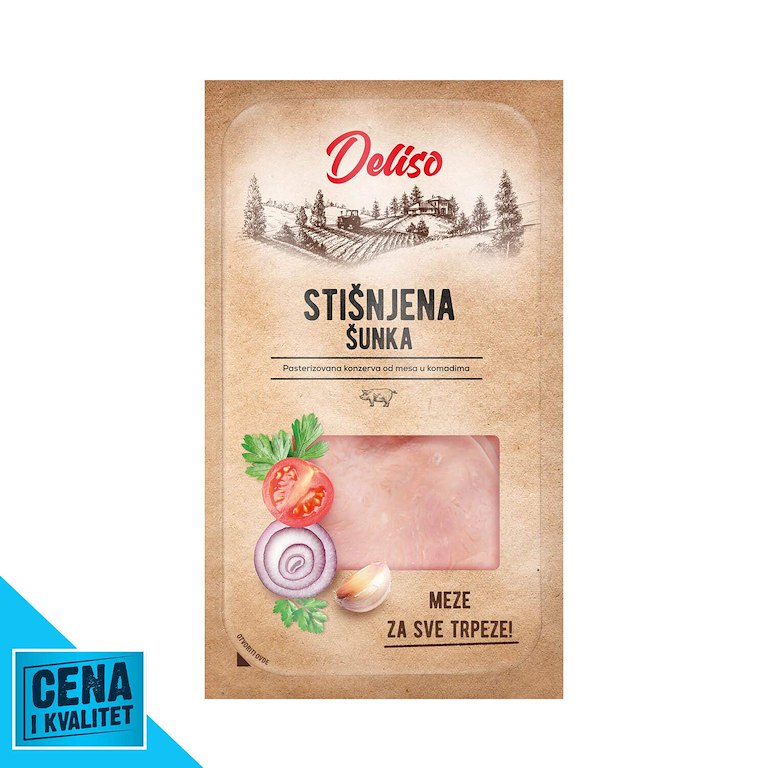 Deliso šunka stišnjena slajs 100g