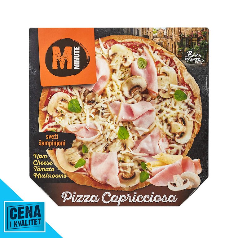 Minute pizza capricciosa 400g zamrznuta