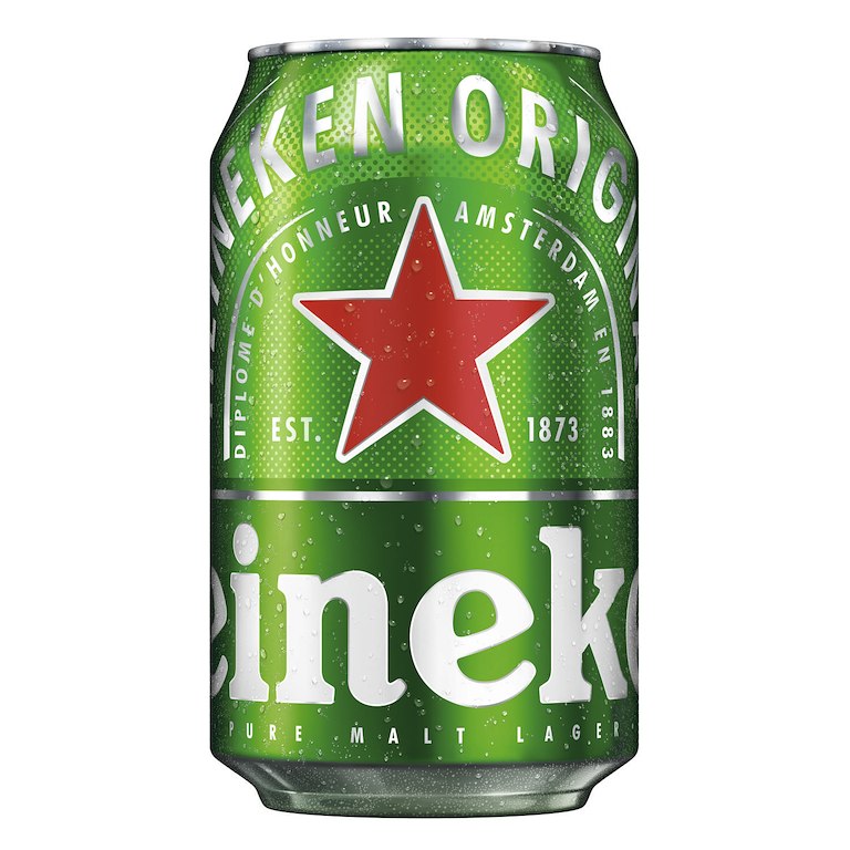 Heineken pivo limenka 0.33l