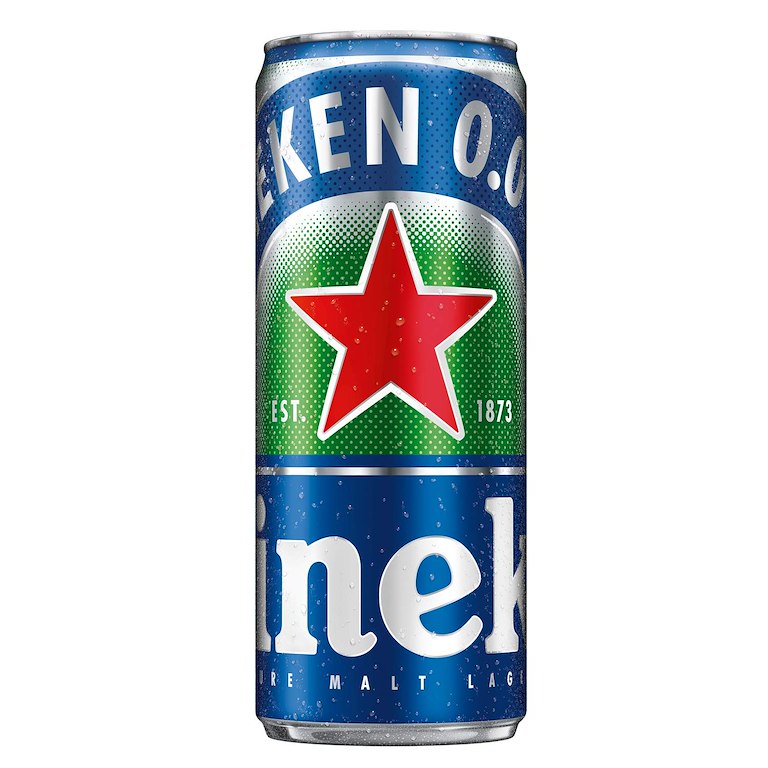 Heineken bezalkoholno pivo limenka 0.33l