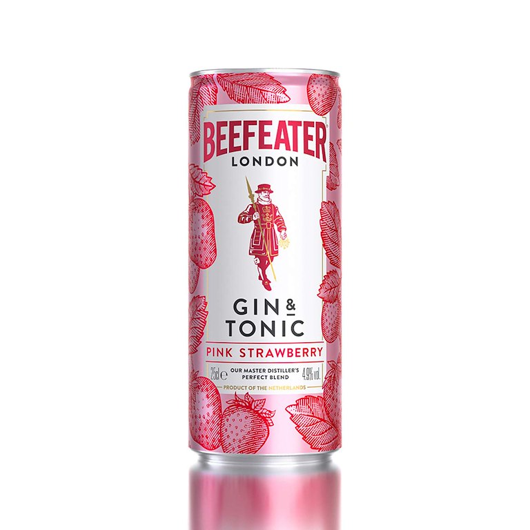 Beefeater gin tonic pink limenka 0.25l