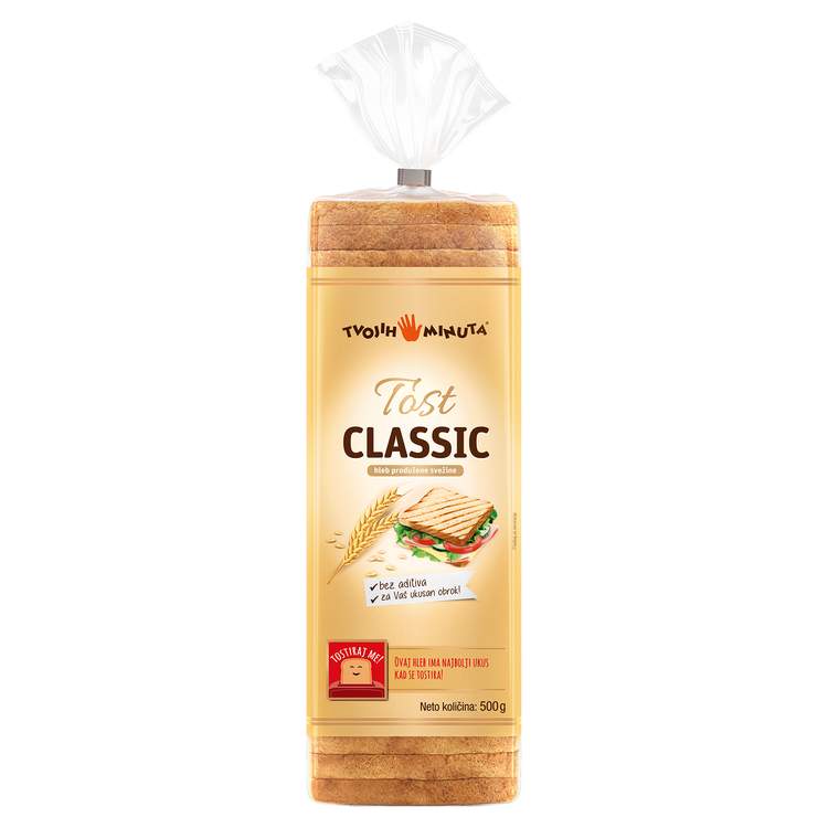 Tvojih 5 minuta hleb tost classic 500g