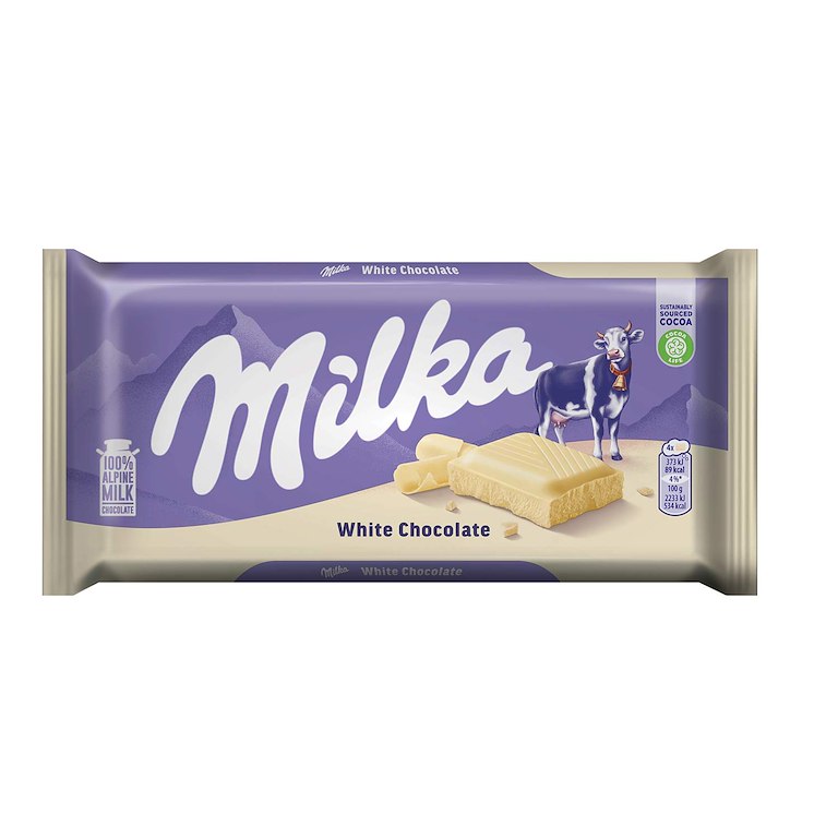 Milka bela čokolada 100g