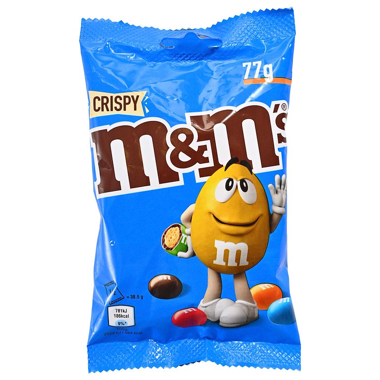 M&M crispy bombone 77g