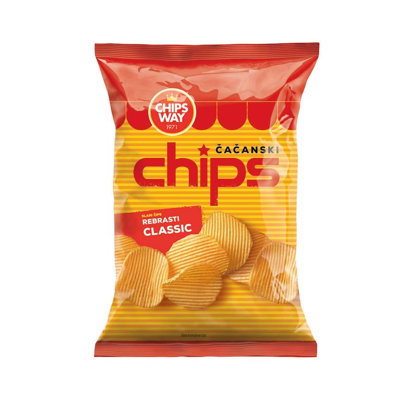 Chips way rebrasti čips 150g