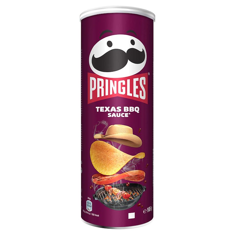Pringles čips roštilj 165g