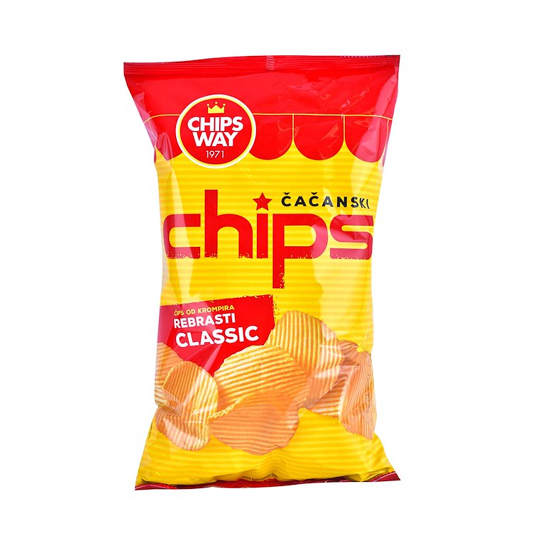 Chips way rebrasti čips 280g