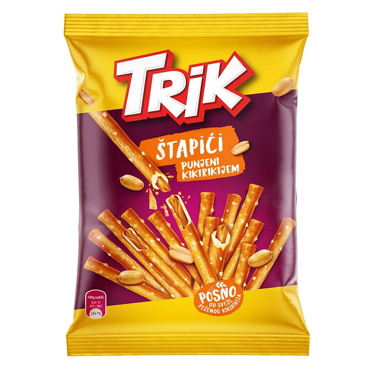 Trik štapići sa kikirikijem 110g