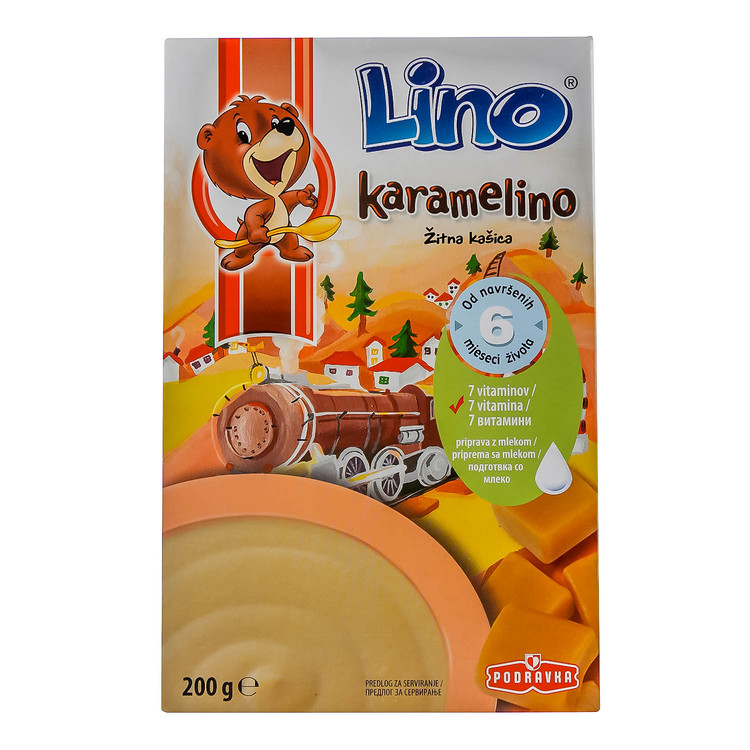 Lino karamelino žitna kašica 200g