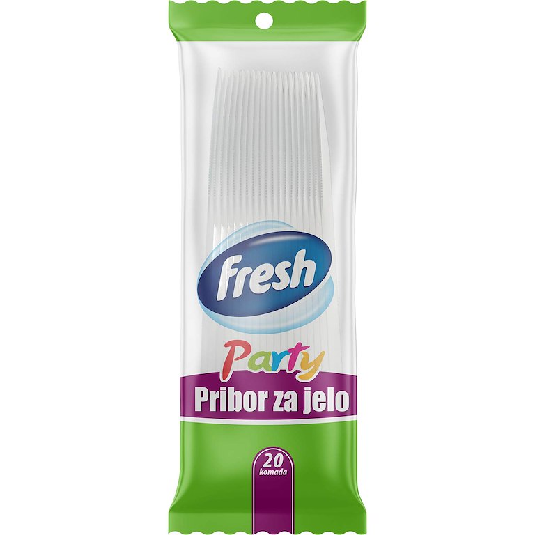 Fresh plastični noževi za jelo, 20 kom