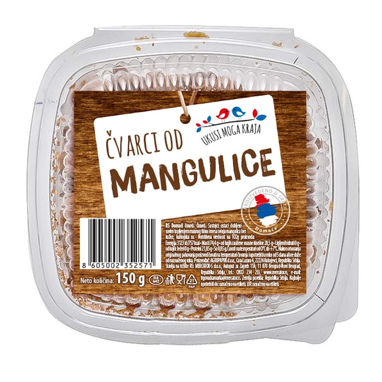 UMK čvarci domaći mangulice 150g