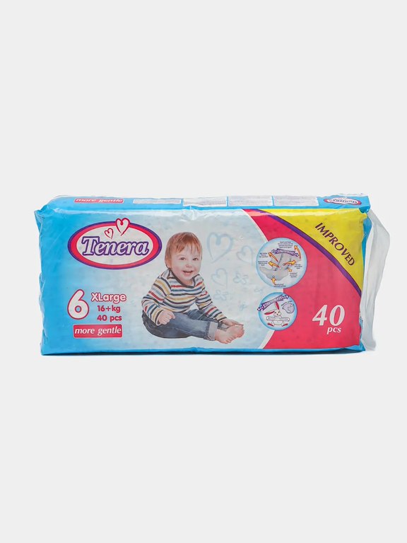 Tenera pelene 6 XL 40 kom 16+kg