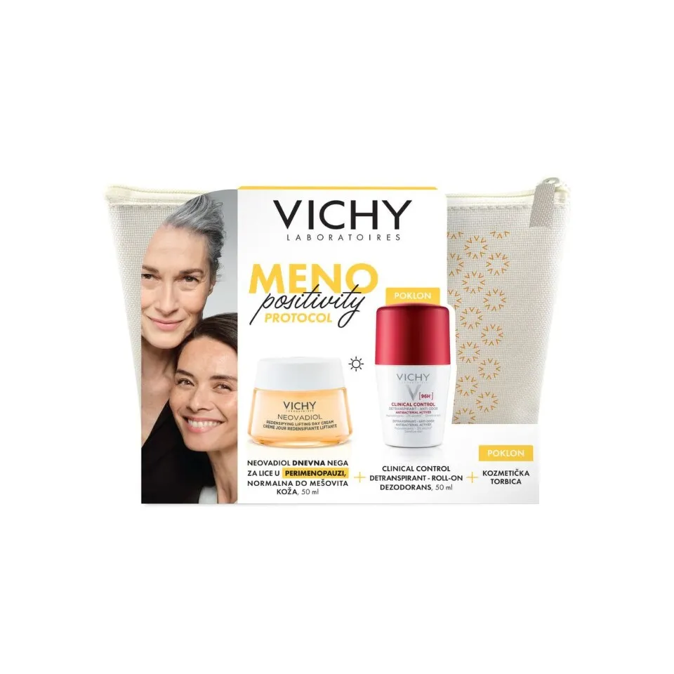 VICHY MENO POSITIVITY PROTOCOL Za dnevnu negu normalne do mešovite kože u perimenopauzi