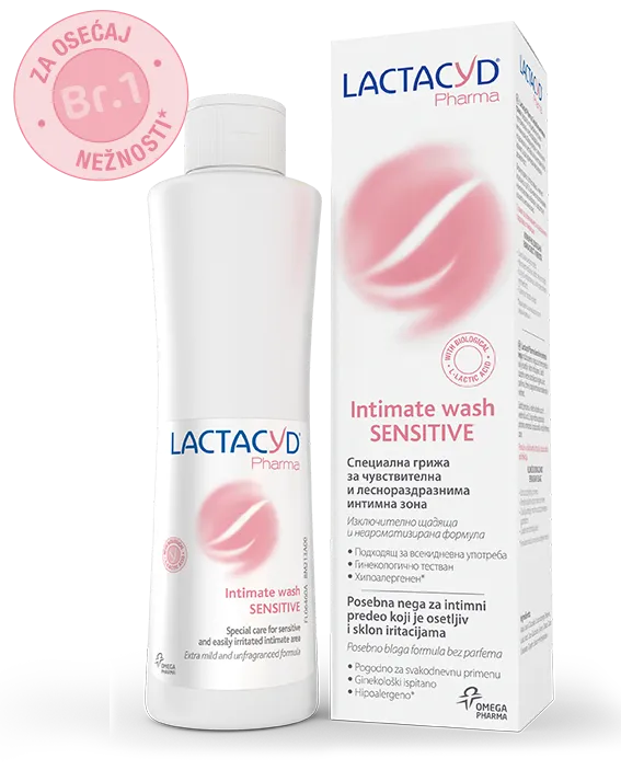 LACTACYD Pharma Sensitive 250ml intimna kupka