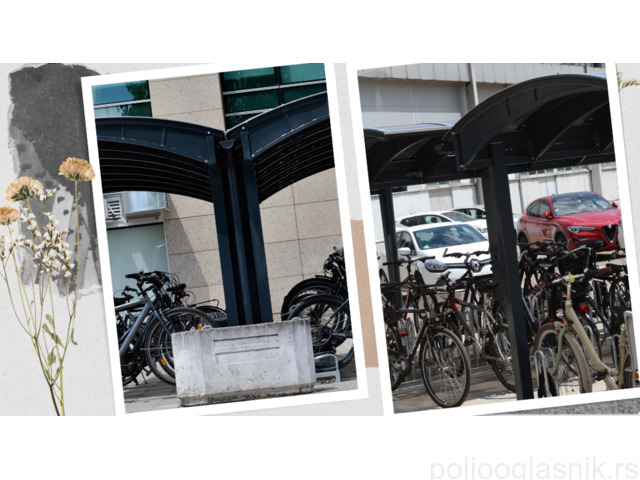Nadstrešnice za bicikle Urbana oprema doo Novi Sad