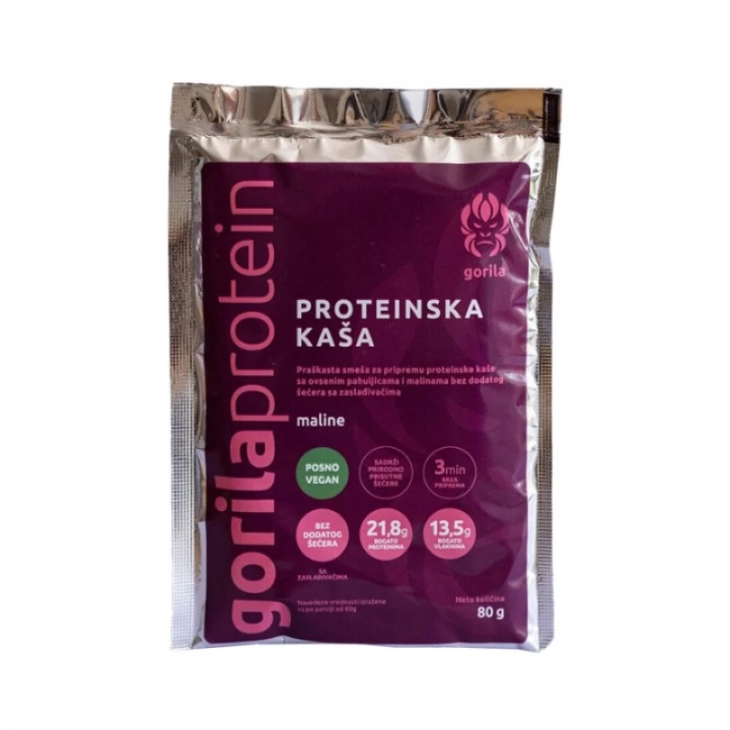 PROTEINSKA KAŠA SA MALINAMA 80G