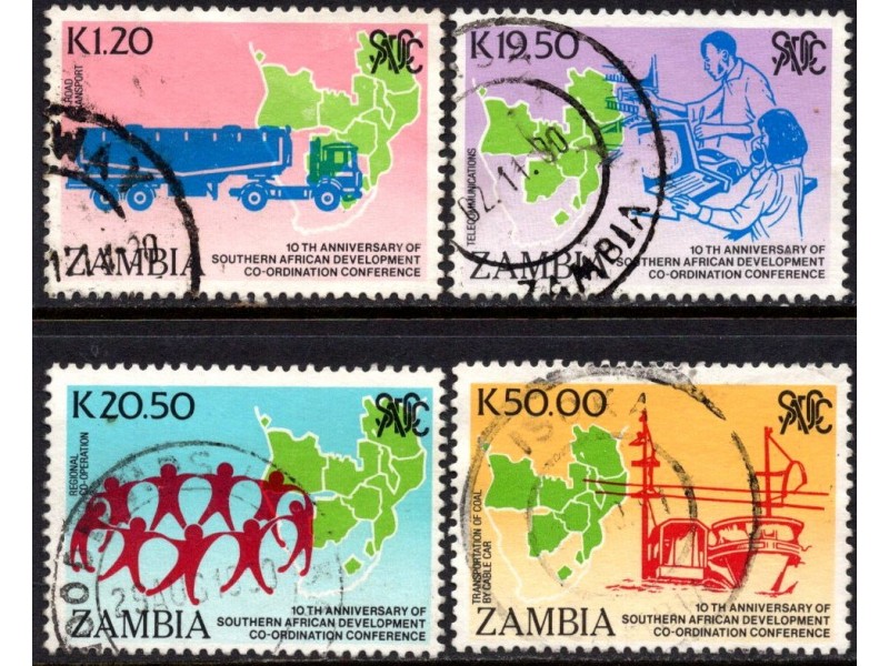 Zambia 1990. Komplet serija