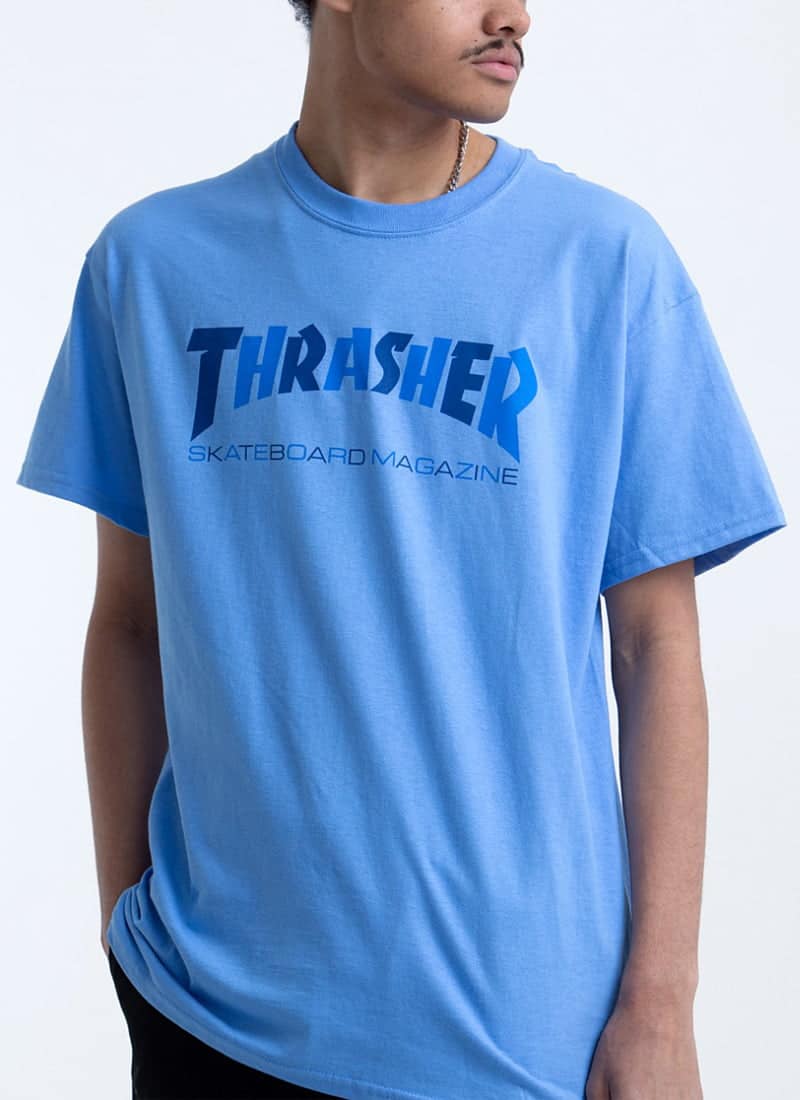 Thrasher Checkers – Carolina Blue