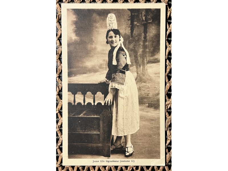 razglednica umetnost devojka (4456.)