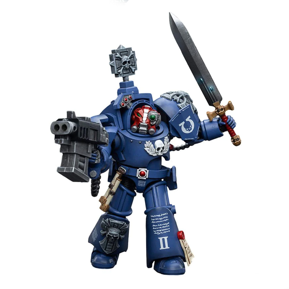 Warhammer 40k Action Figure 1/18 Ultramarines Terminators Sergeant Terconon