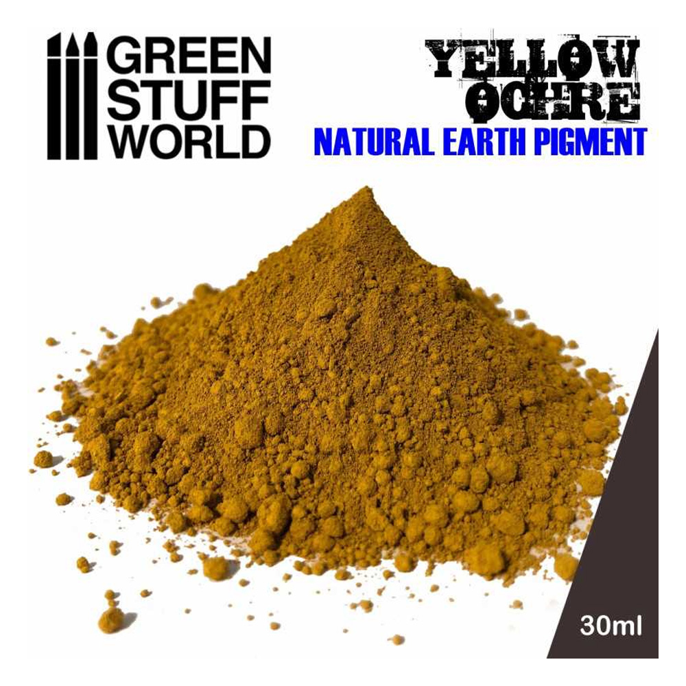 Paint Pot - YELLOW OCHRE pigments 30ml