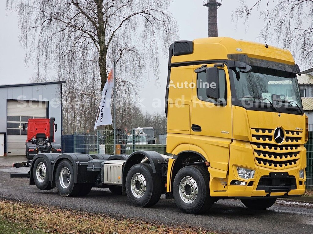 Novi Mercedes-Benz Arocs 3251 Pritsche + HIAB 548 JIB Seil*Retarder kamion šasija