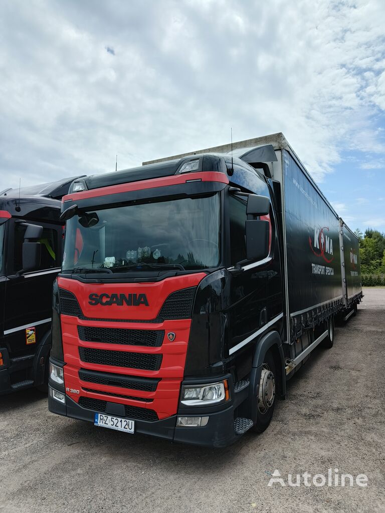 Scania R Zestaw 7,7+7,7 kamion s ceradom