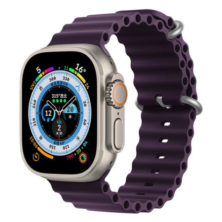 Moye smartwatch ocean strap 44/45/49mm elderberry ( 055030 )