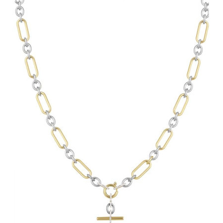 Ženska santa barbara polo srebrna zlatna ogrlica od hirurškog Čelika ( sbj.3.4014.4 )