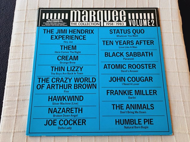 MARQUEE - B.Sabbath, Hendrix, Cream, Them, UK (MINT)