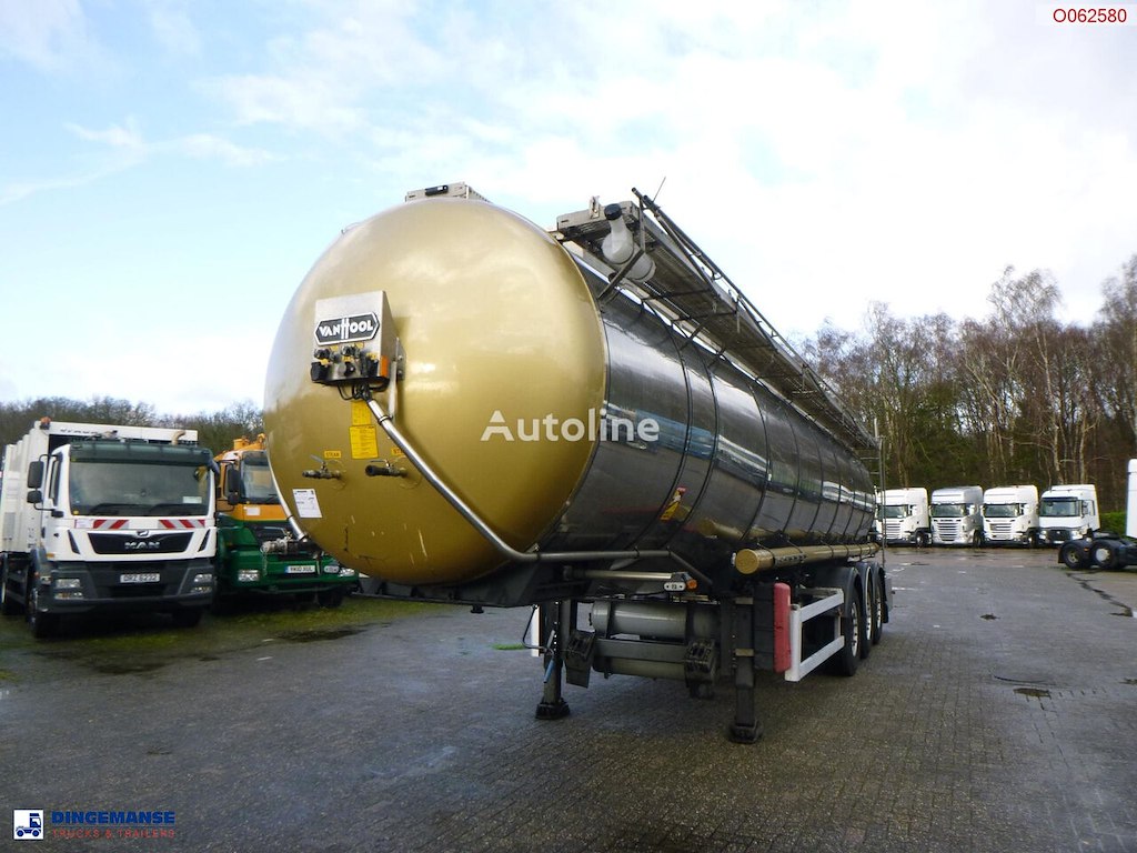 Van Hool Chemical tank inox 30 m3 / 1 comp ADR 12/03/2024 cisterna za prevoz hemikalija