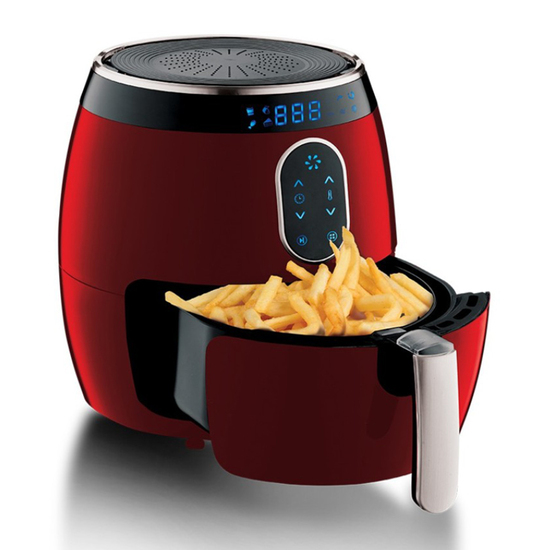 Friteza Kaufmax DRY FRY 490987, 2.6 l, 1350 W, Crvena