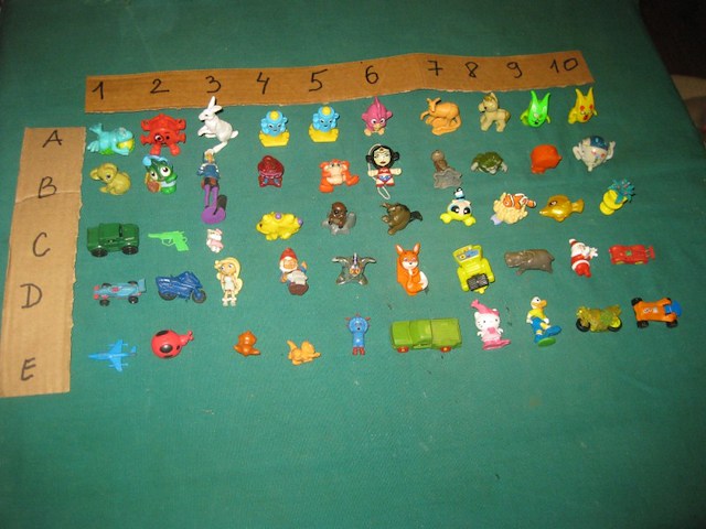 Kinder Surprise LOT 49 (50 kom. po vašem izboru)