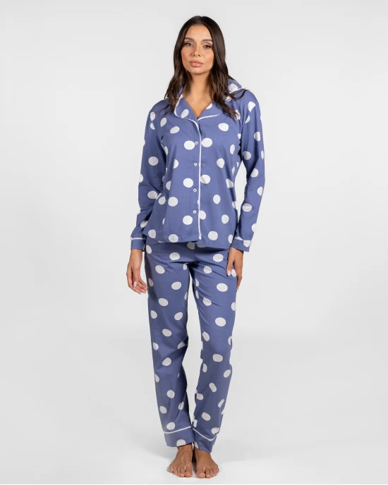 SF ženski kоmplеt pidžamе Big Dots Fw23