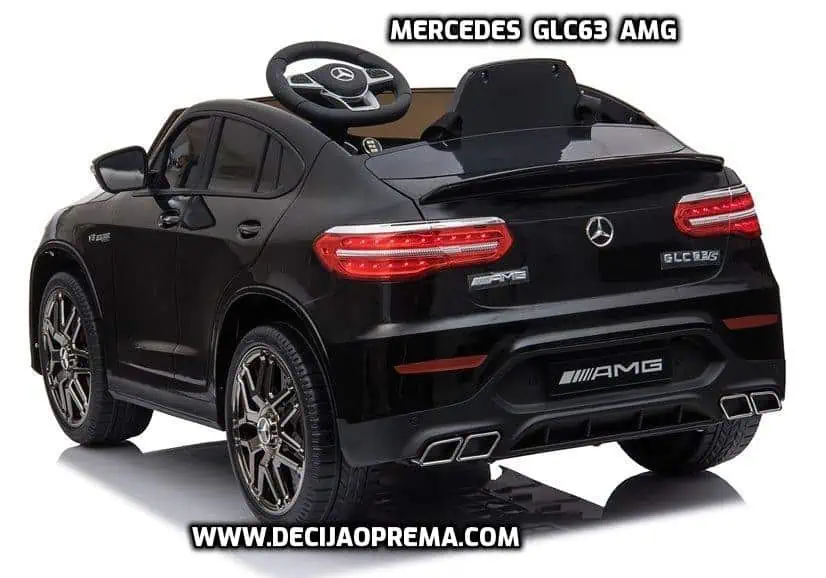 Mercedes GLC 63 AMG auto na akumulator za decu Crni