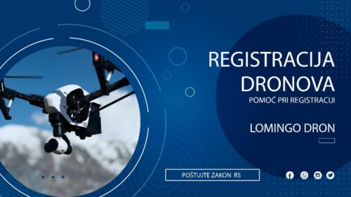 Registracija Dronova – upis u evidenciju bespilotnih vazduhoplova RS
