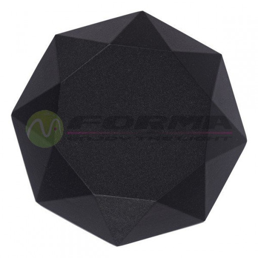 Spoljna LED lampa S4319 BK metal mat crna