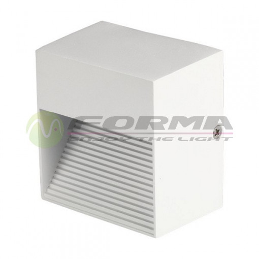 Spoljna LED lampa S4362 WH aluminijum staklo bela