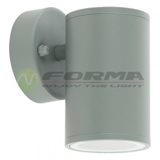 Spoljna lampa S4618 SV aluminijum staklo siva