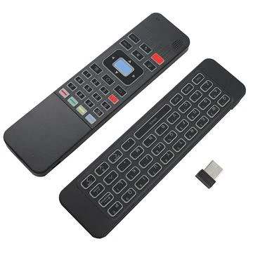 T3-C WIRELESS AIR MOUSE REMOTE KEYBOARD WITH 7 COLORS BACKLIGHT FOR SMART TV, ANDROID TV BOX, PC, HTPC