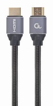 GEMBIRD - MONITOR Cable, Premium Series, High speed HDMI 4K with Ethernet, HDMI/HDMI M/M, Gold Plated, Braided, 3m