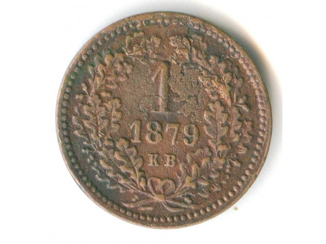 Madjarska 1 krajczar 1879 KB