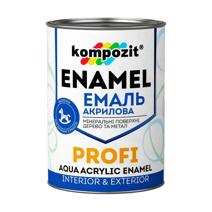 Akrilni emajl KOMPOZIT PROFI Gloss 0,3 l - razne nijanse