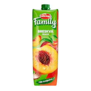 Sok breskva Family Nectar 1l