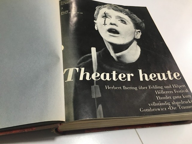 Theater Heute 1960-1967 9 ukoričenih primeraka