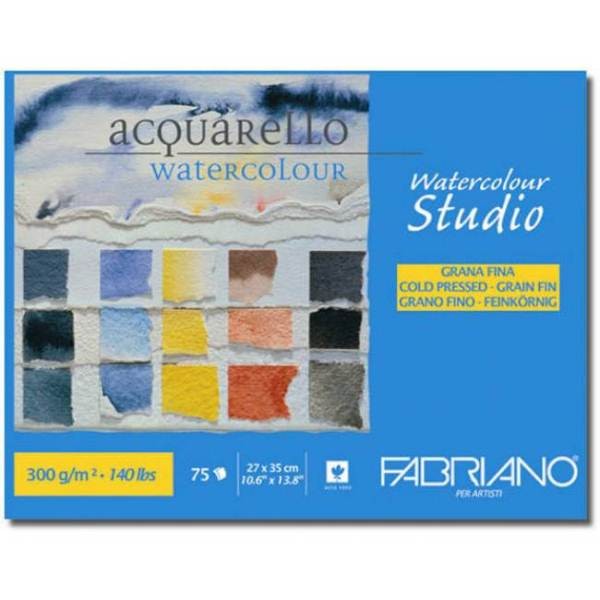 Fabriano FABRIANO BLOK 300g 75L WATERCOLOUR 27X35 PLAVI