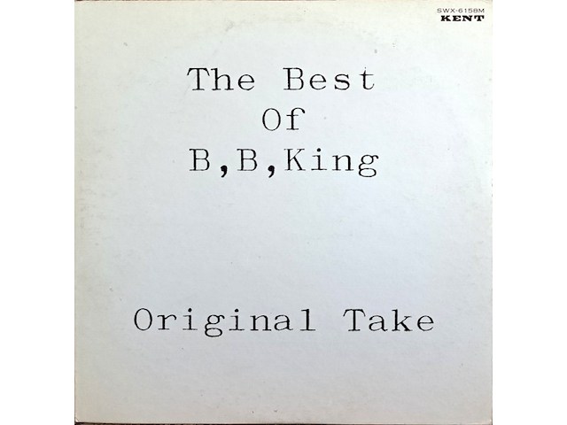 LP: B.B. KING - BEST OF.../ORIGINAL TAKE (JAPAN PRESS)