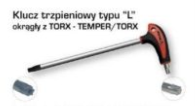 Ključ Torx - rezistorx sa T-ručicom T25 ASTA