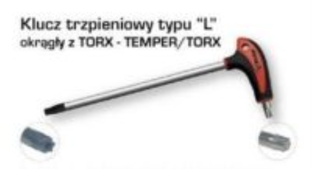 Ključ Torx - rezistorx sa T-ručicom T15 ASTA